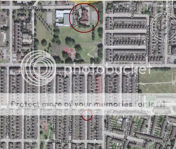 Moss Side, Manchester, 1970. | Greame Street crosses the pic… | Flickr