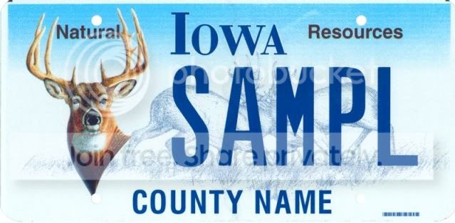 New Iowa DNR license plate | Archery Talk Forum