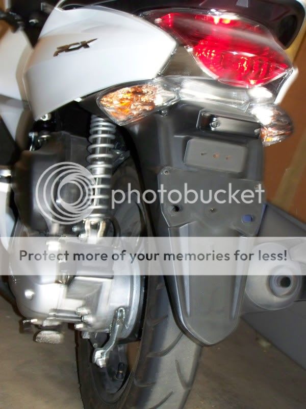 FS: Stealth rear fender w/ integrated turn signals - The Honda PCX ...