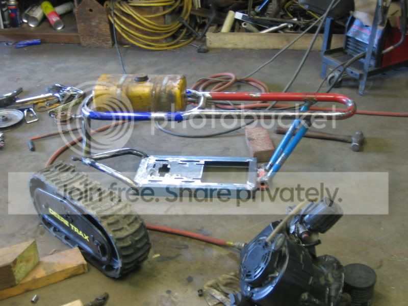 Tracked 2x2 mini build | OldMiniBikes.com
