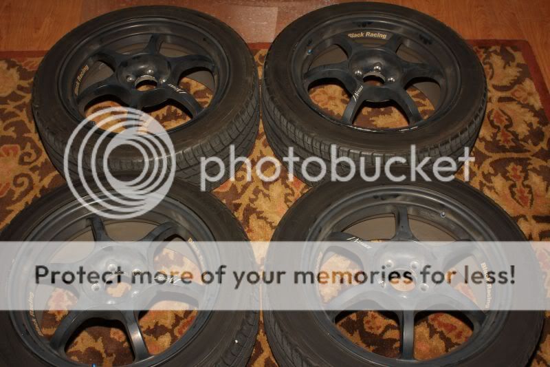 5x100 17x7.5 +48 5zigen Black racing Pro n1 - NASIOC