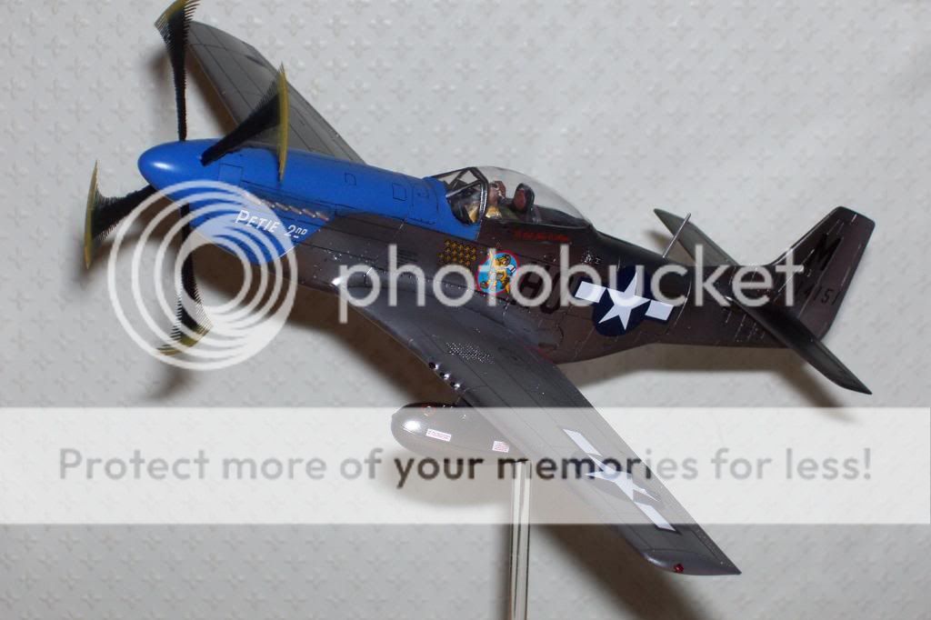 Tamiya 1/48 Mustang 'in flight' with prop blur. - Ready for Inspection ...