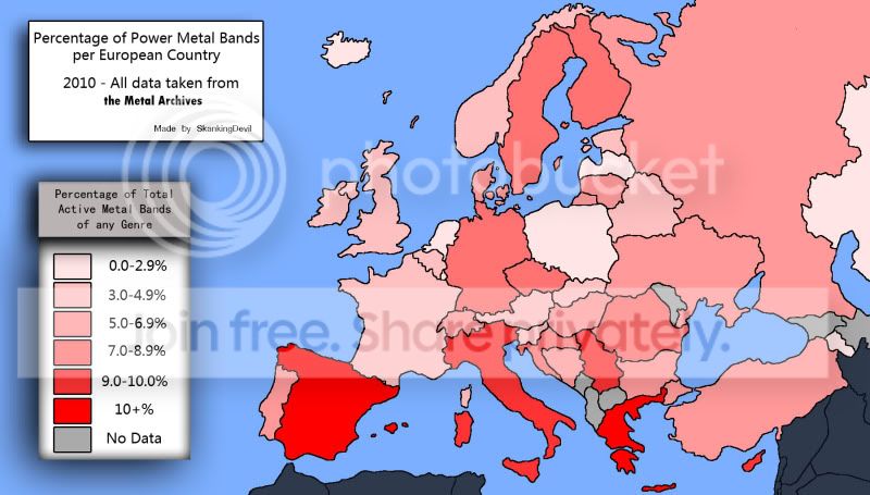 Metal Map of Europe - Encyclopaedia Metallum: The Metal Archives