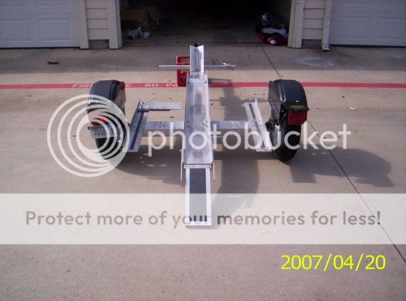 single rail motorcycle trailer in dfw, tx for sale - 600RR.net