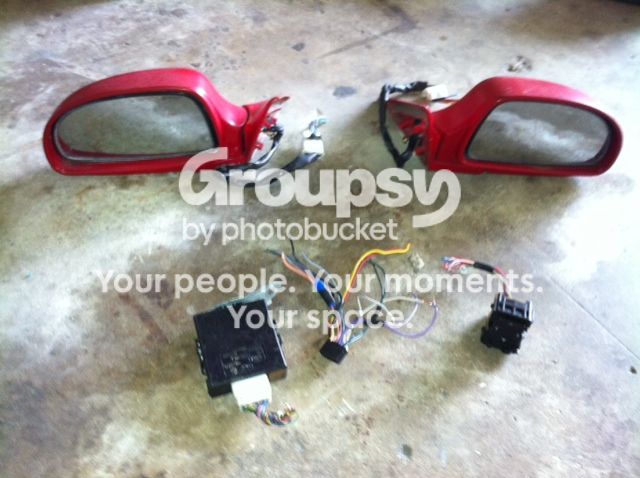 FS : JDM folding mirrors w/ control module w/ pigtail and switch | MR2 ...