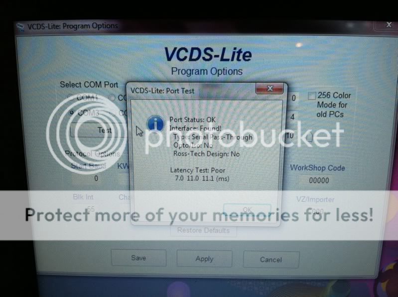 VAG-COM Serious Issues = NO CAR FOUND | VW Vortex - Volkswagen Forum