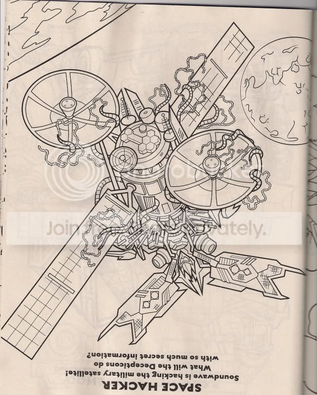 ROTF Coloring book images *MAJOR SPOILERS* | TFW2005 - The 2005 Boards