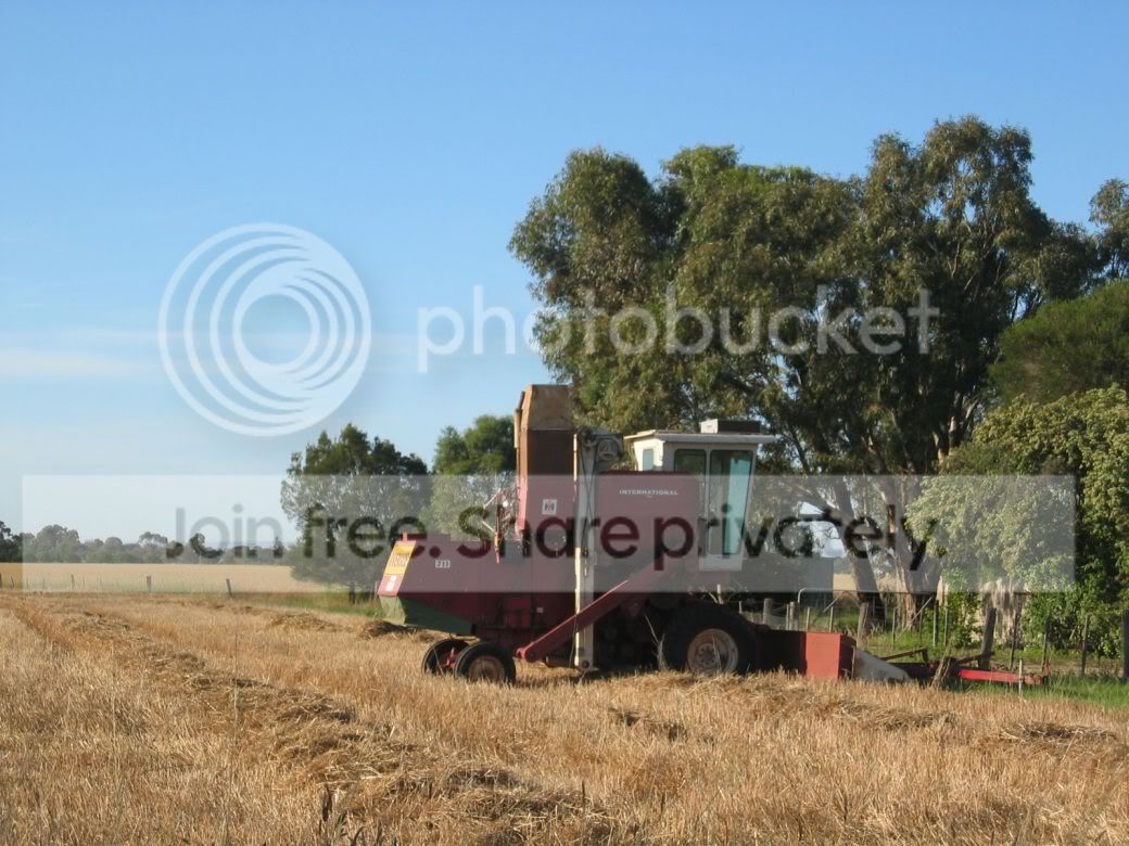 Antique IH combine in Australia - pics | The Combine Forum