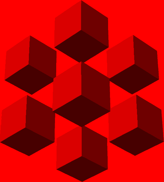 red cubes anim - Made this when I as 14, first 3D gif I ever made ...
