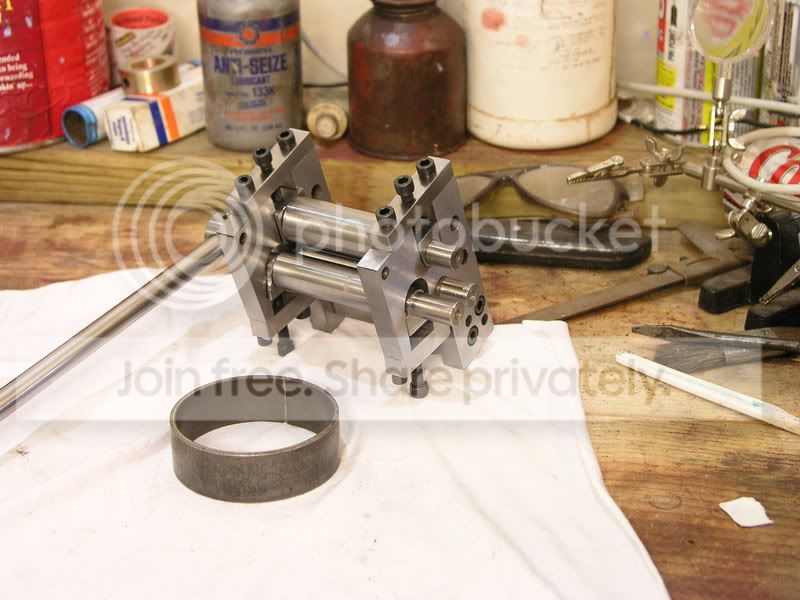Small ring roller from plans in Model Engineer Oct 1976 | Home Model ...