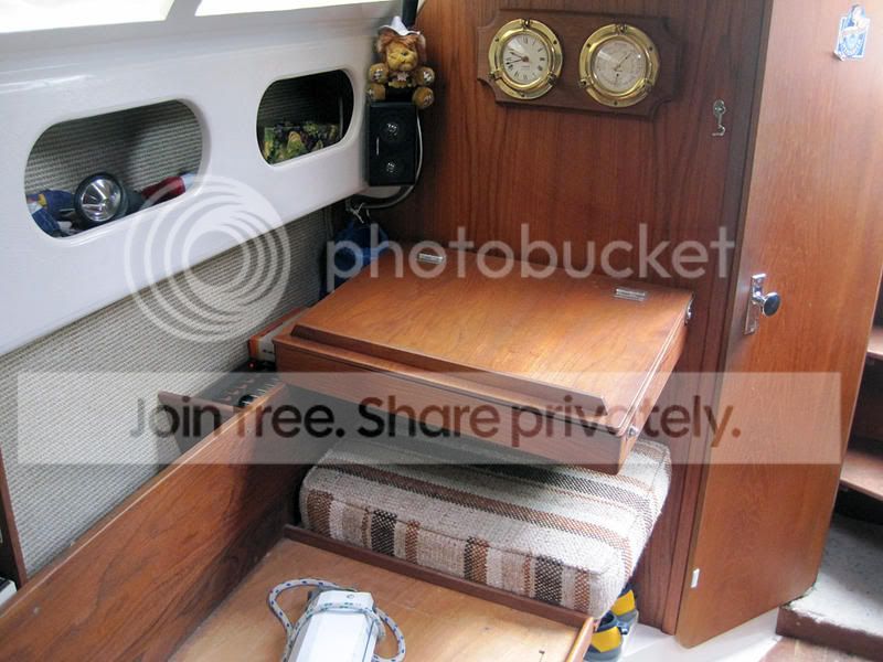 Folding Chart Table - The Cape Dory Board