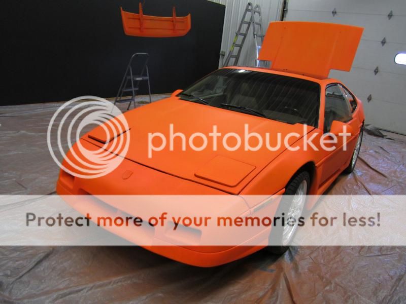 Plastidipped Fiero Bright Orange (56k warning: time to upgrade ...