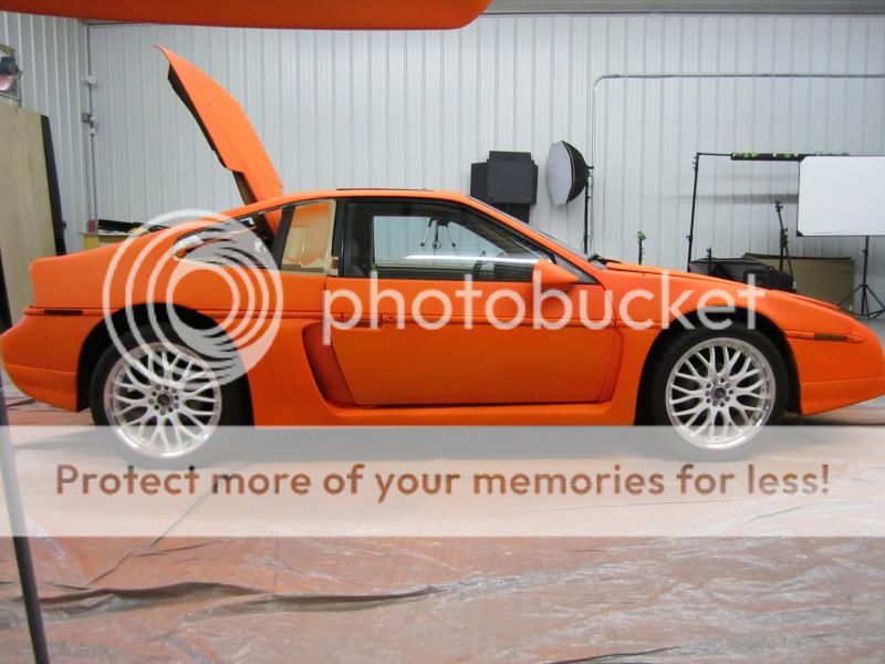 Plastidipped Fiero Bright Orange (56k warning: time to upgrade ...