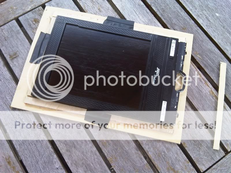 Goerz Anschütz Strut Camera 13x18 to 4x5 mod