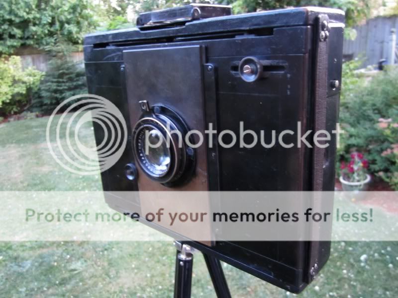 Goerz Anschütz Strut Camera 13x18 to 4x5 mod