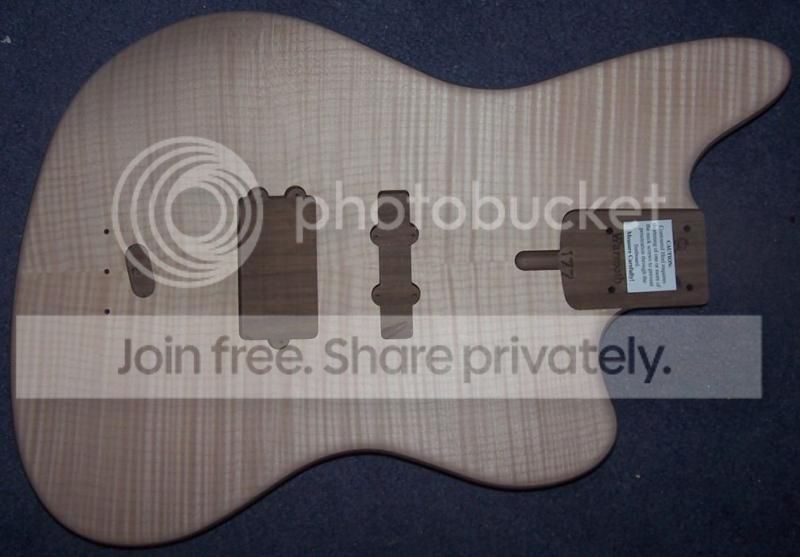 8-string Flame Maple on Walnut Jazzmaster Bass | Unofficial Warmoth Forum