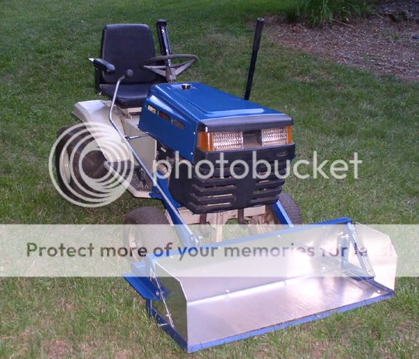 Homemade Bucket for Lawn Tractor | My Tractor Forum