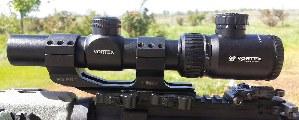 Vortex Crossfire II 1-4 Rifle Scope V-Brite Reticle Optic Red Dot Free ...