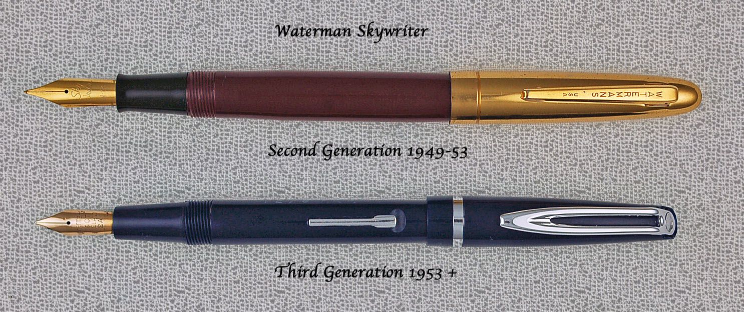 Waterman 1st Generation Skywriter « Fountain Pen Restoration