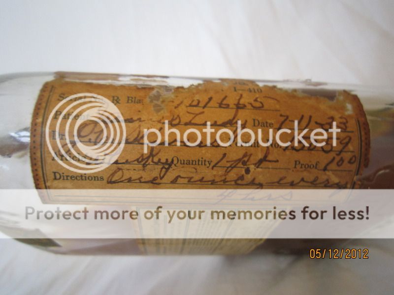 Old Prentice Whiskey Prohibition Medicine Bottle With Labels | Antique ...