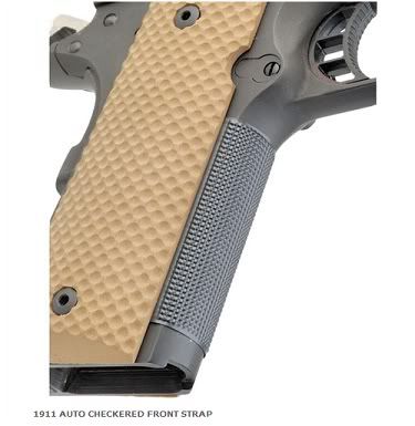 Checkered Frontstrap: The Poor Man's Solution | 1911Forum