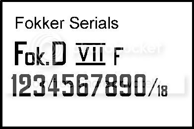 Four Serial Number True Type Fonts Available